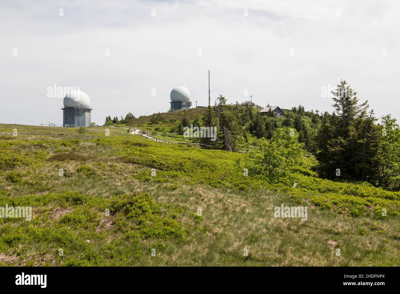 radar, radom, großer arber, radars, radoms Stock Photo - Alamy
