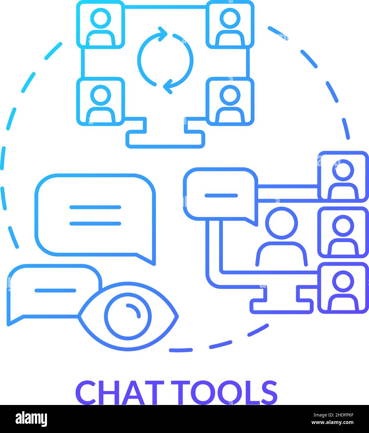 Chat tools Stock Vector Images - Alamy