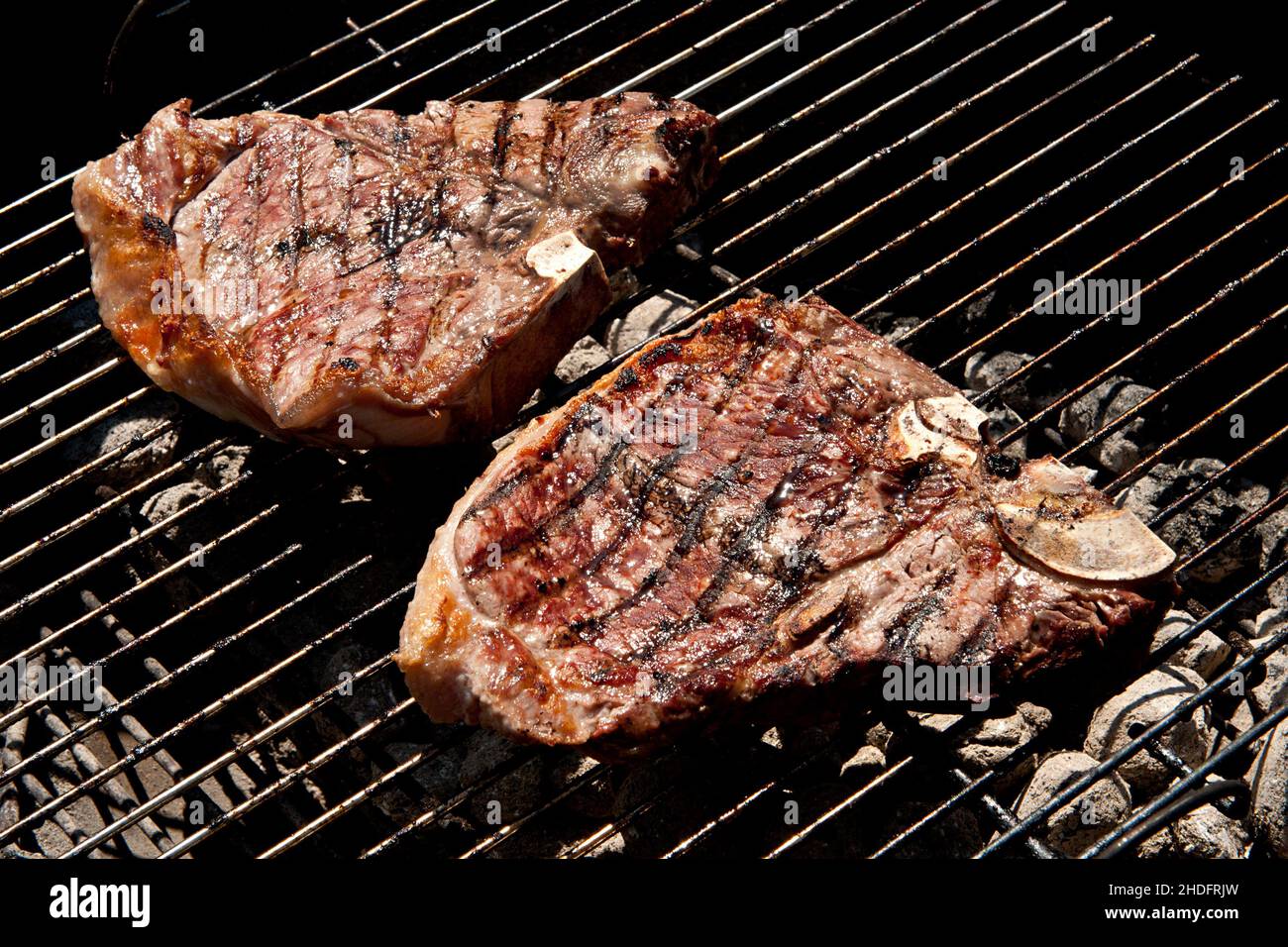 broiling, beef steak, beef steaks Stock Photo - Alamy