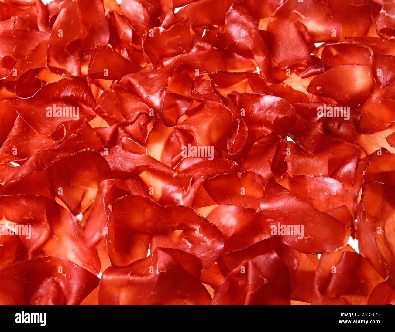 air-dried, bresaola, beef ham, air-drieds Stock Photo - Alamy