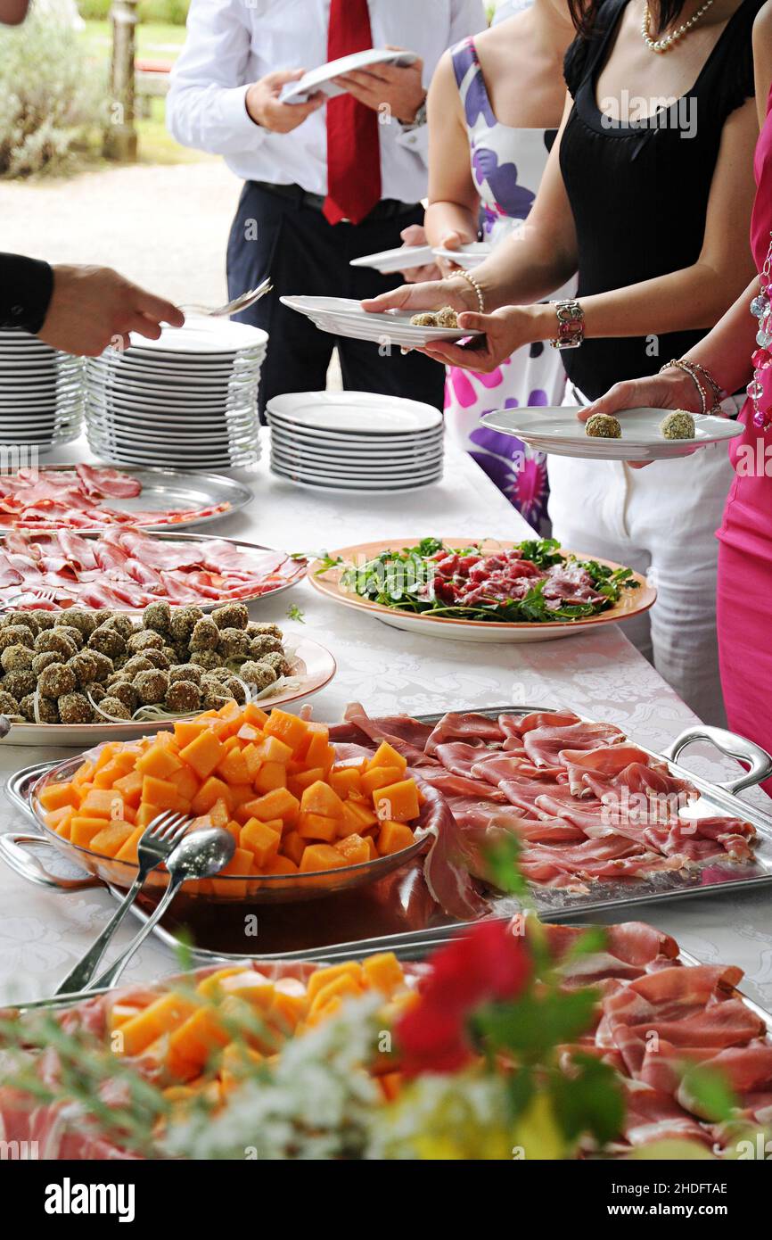 cold plate, snack, catering, cold plates, snacks Stock Photo - Alamy
