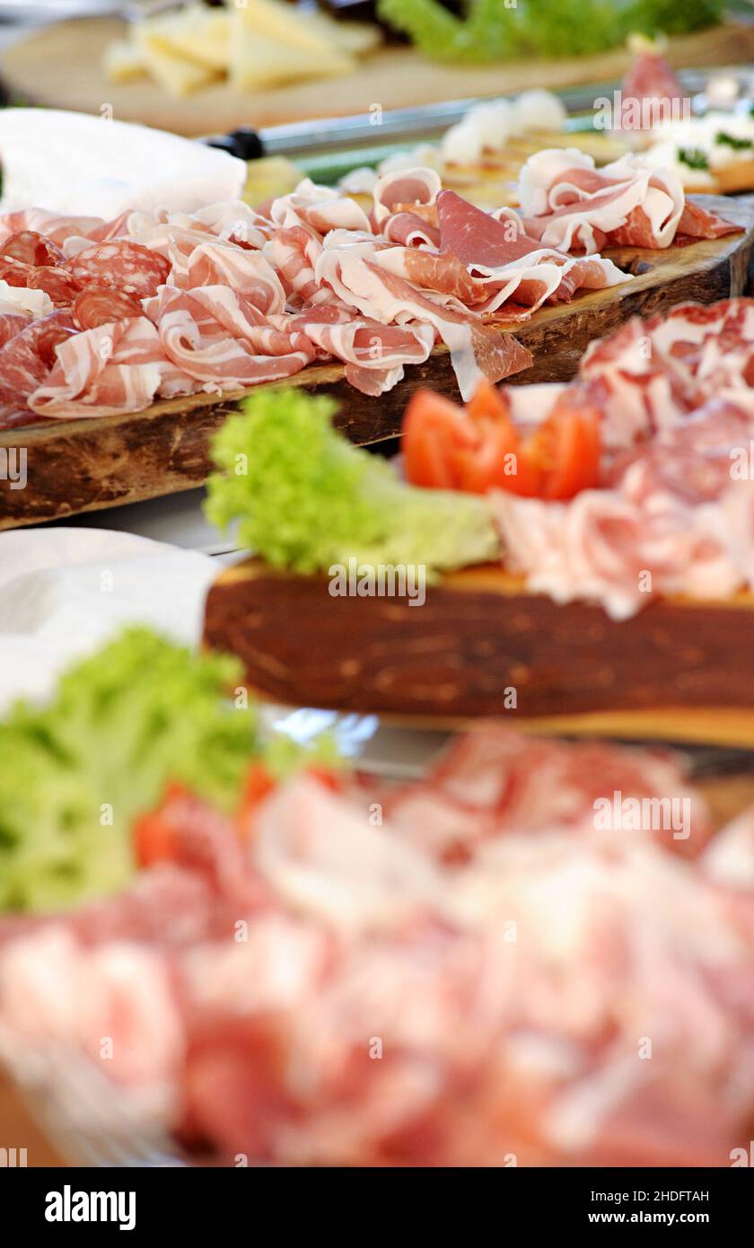ham, catering, platter, hams, platters Stock Photo - Alamy