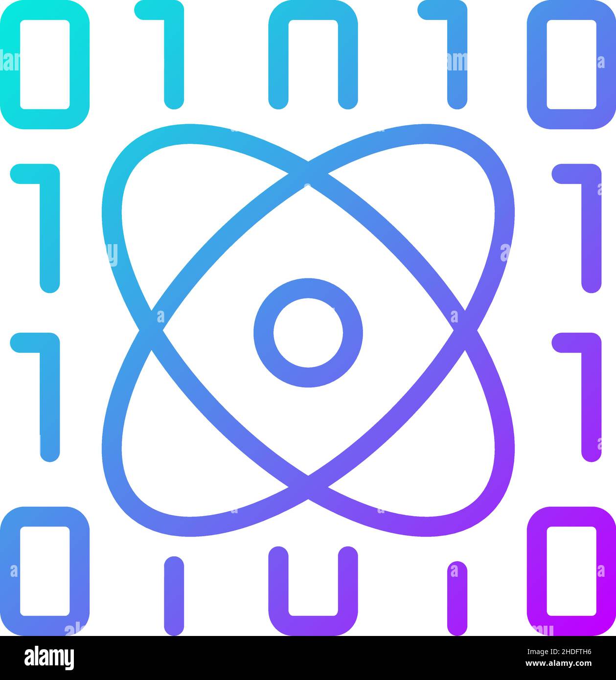 Data mining in science gradient linear vector icon Stock Vector Image & Art - Alamy