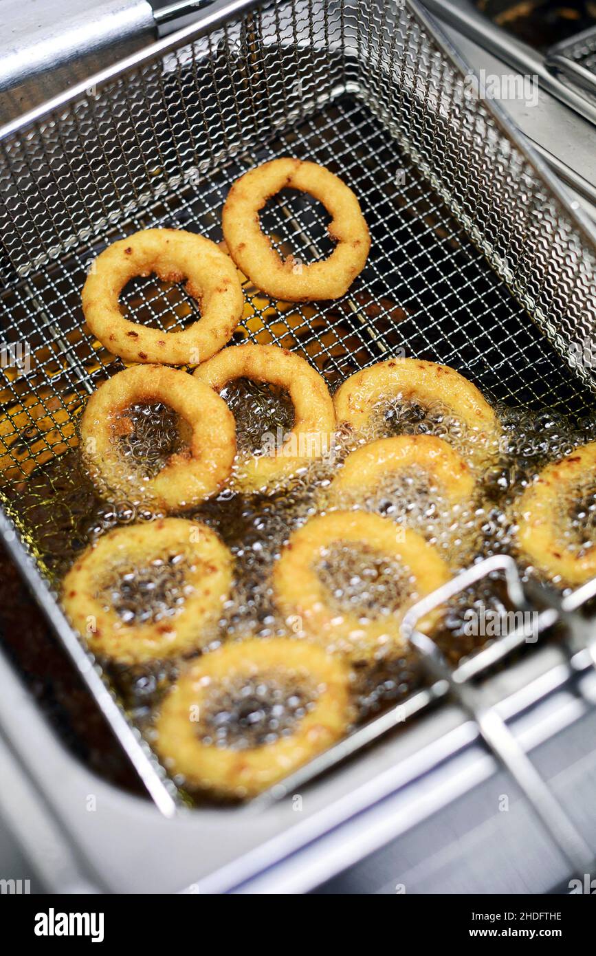 frying, onion ring, onion rings Stock Photo - Alamy