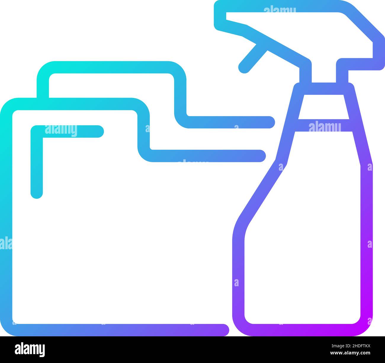 Data cleaning gradient linear vector icon Stock Vector Image & Art - Alamy