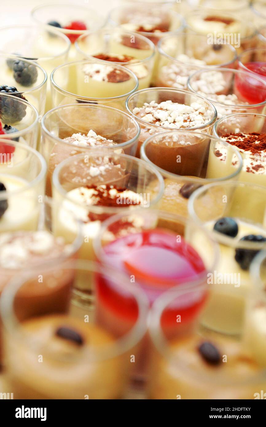 dessert, pudding, night table, desserts, night tables Stock Photo - Alamy