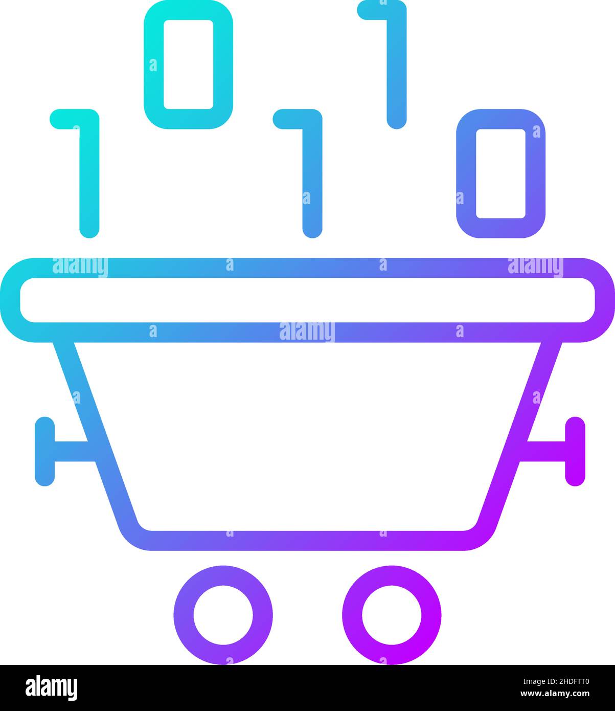 Data mining technology gradient linear vector icon Stock Vector Image & Art - Alamy
