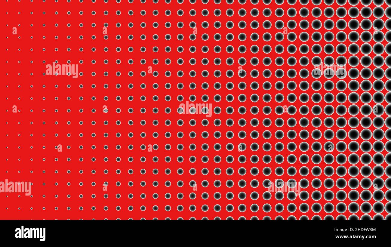 Red Comic Dots