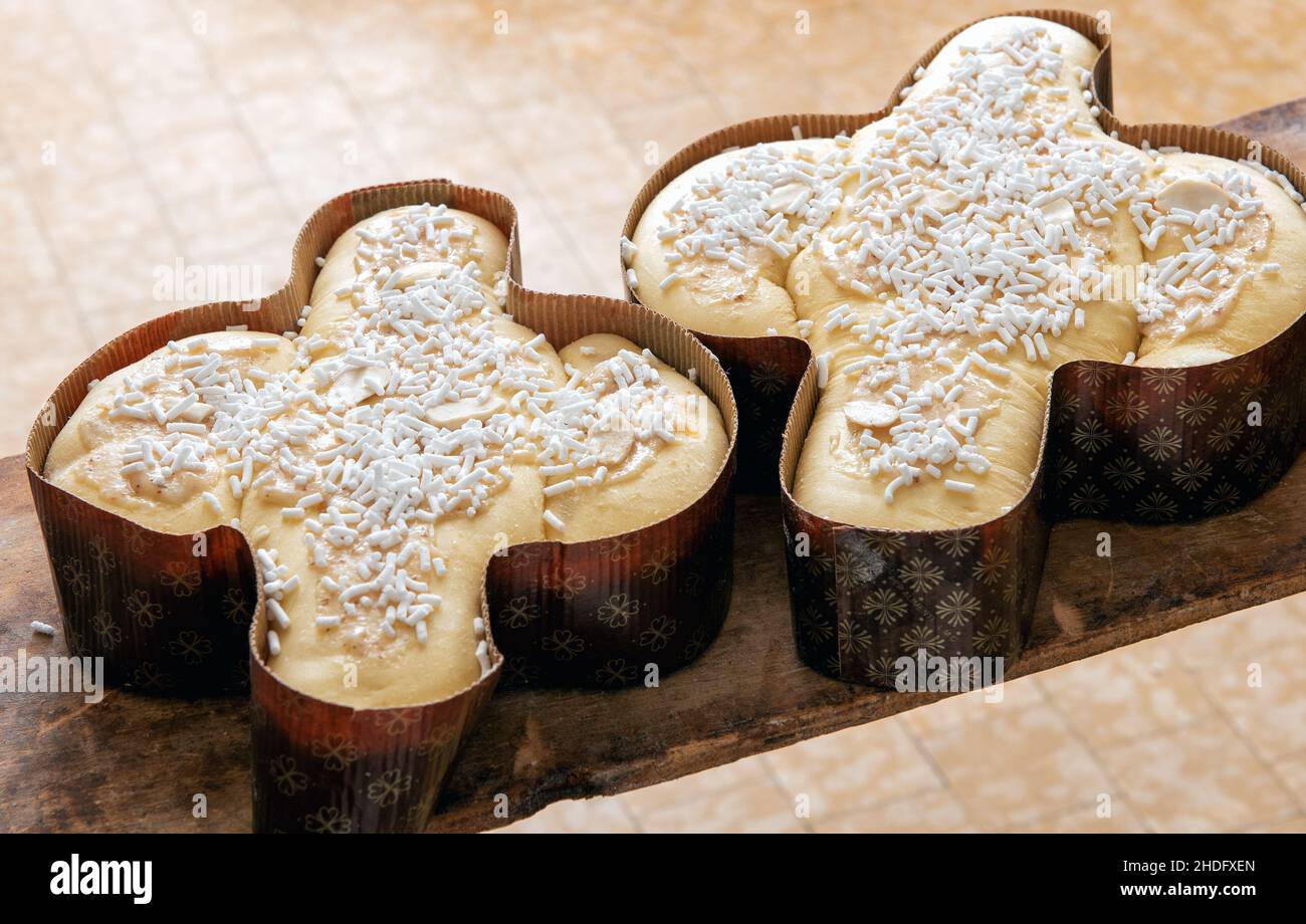 unbaked, easter pastry, unbakeds Stock Photo - Alamy