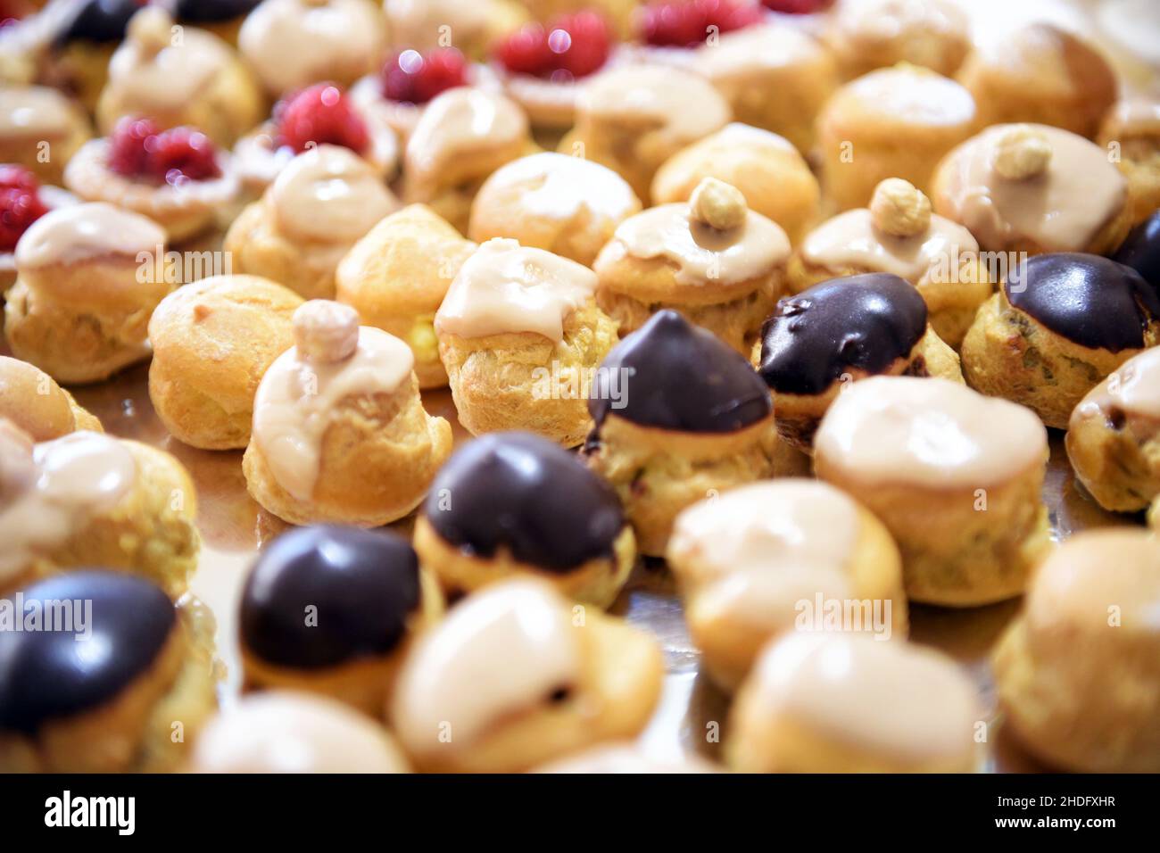 viennoiseries, puff, cream puff, puffs Stock Photo - Alamy