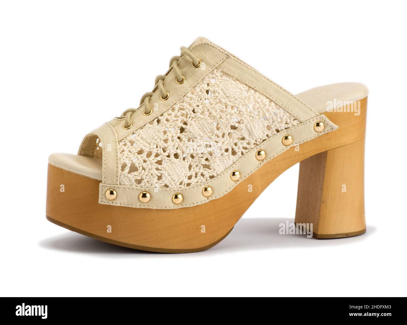 sandal, clog, platform shoe, sandals, clogs, platform shoes Stock Photo ...