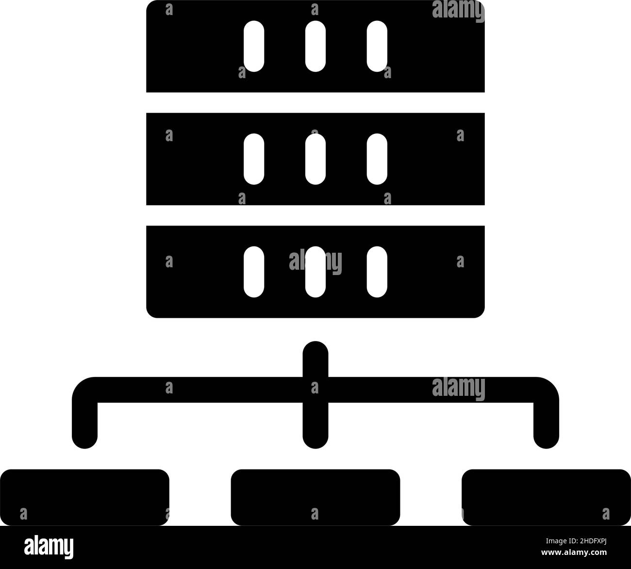 Data set technology black glyph icon Stock Vector Image & Art - Alamy