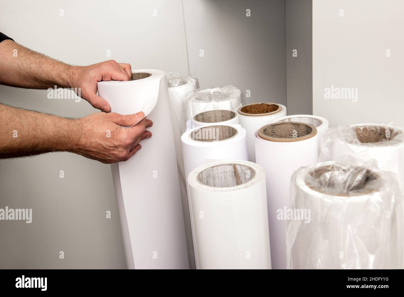 paper, opening, paper roll, papers, paper rolls Stock Photo - Alamy