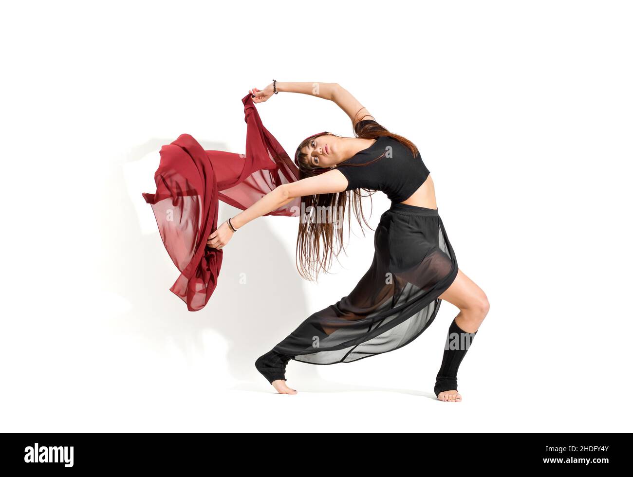 Adult woman poses on Cut Out Stock Images & Pictures - Alamy