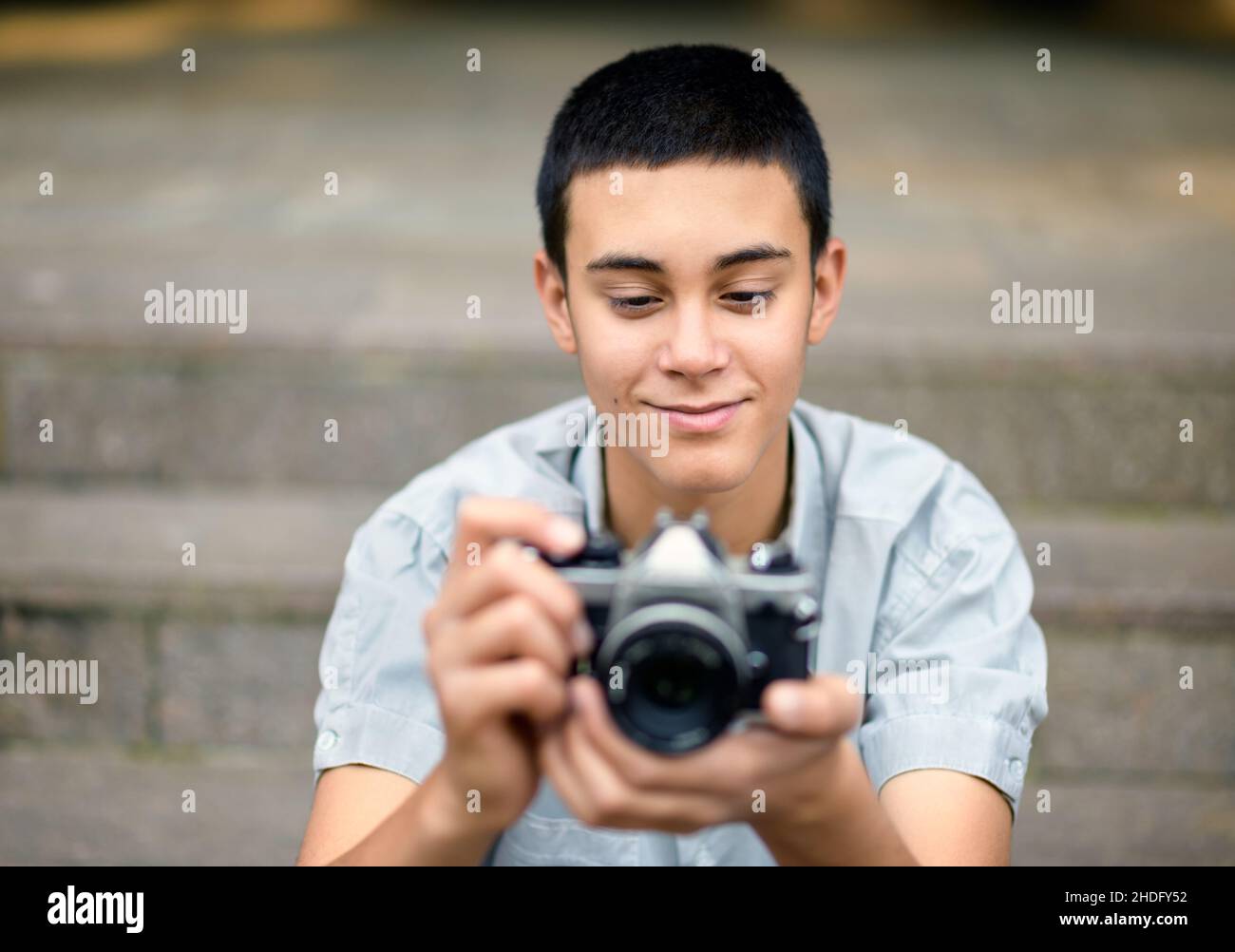 teenager, smiling, photograph, analog, photo camera, teen, teenage ...