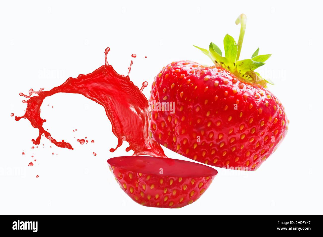 strawberry, splash, strawberries, spatter, splashes Stock Photo - Alamy