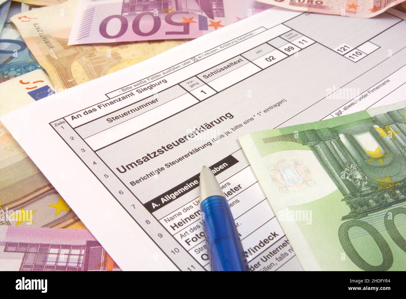 tax form, vat return, audit, tax forms, taxes, vat returns Stock Photo ...