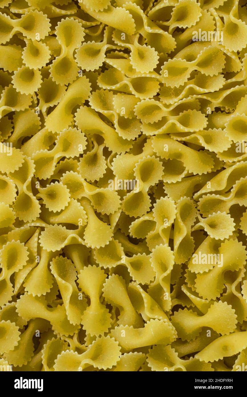 Traditional Turkish Dry Bow Tie Shape Pasta,Macaroni Background ...