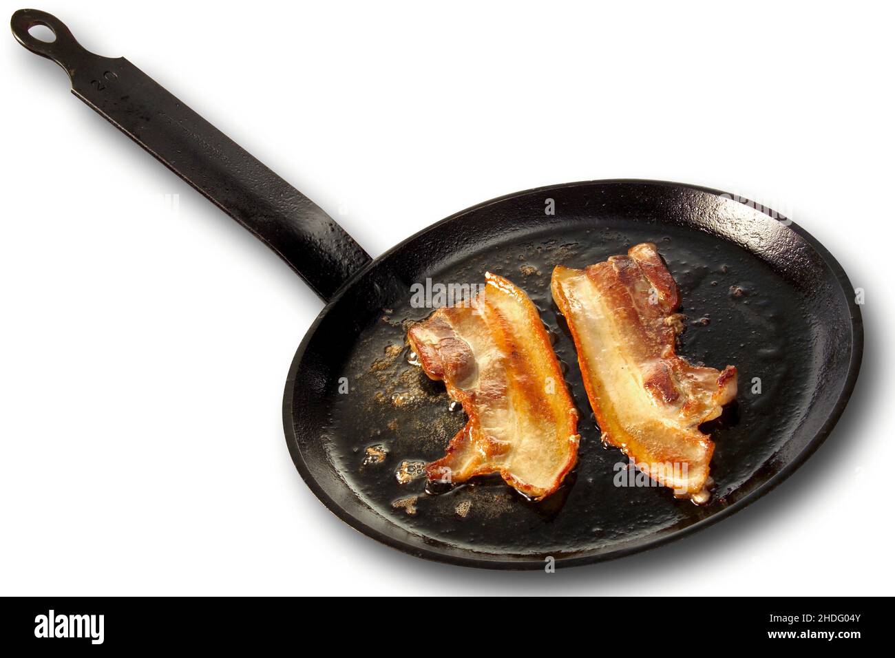 pan, bacon slice, pans, bacon slices Stock Photo - Alamy