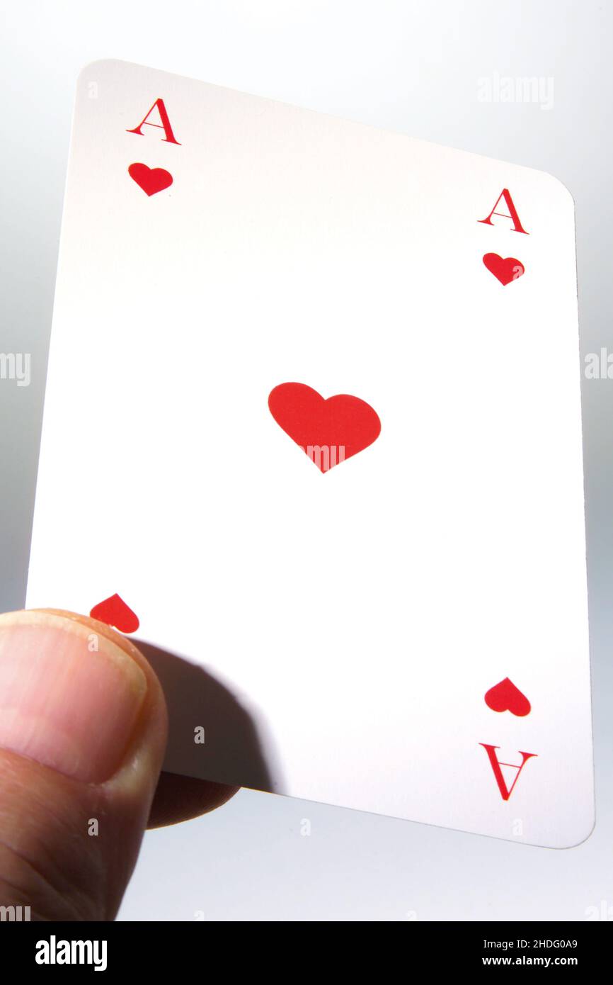 heart, playing card, ace, hearts, playing cards, aces Stock Photo - Alamy