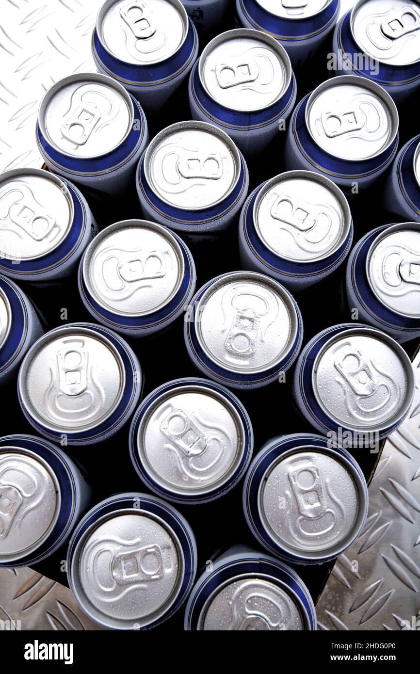 tin, drink can, tins, drink cans Stock Photo - Alamy