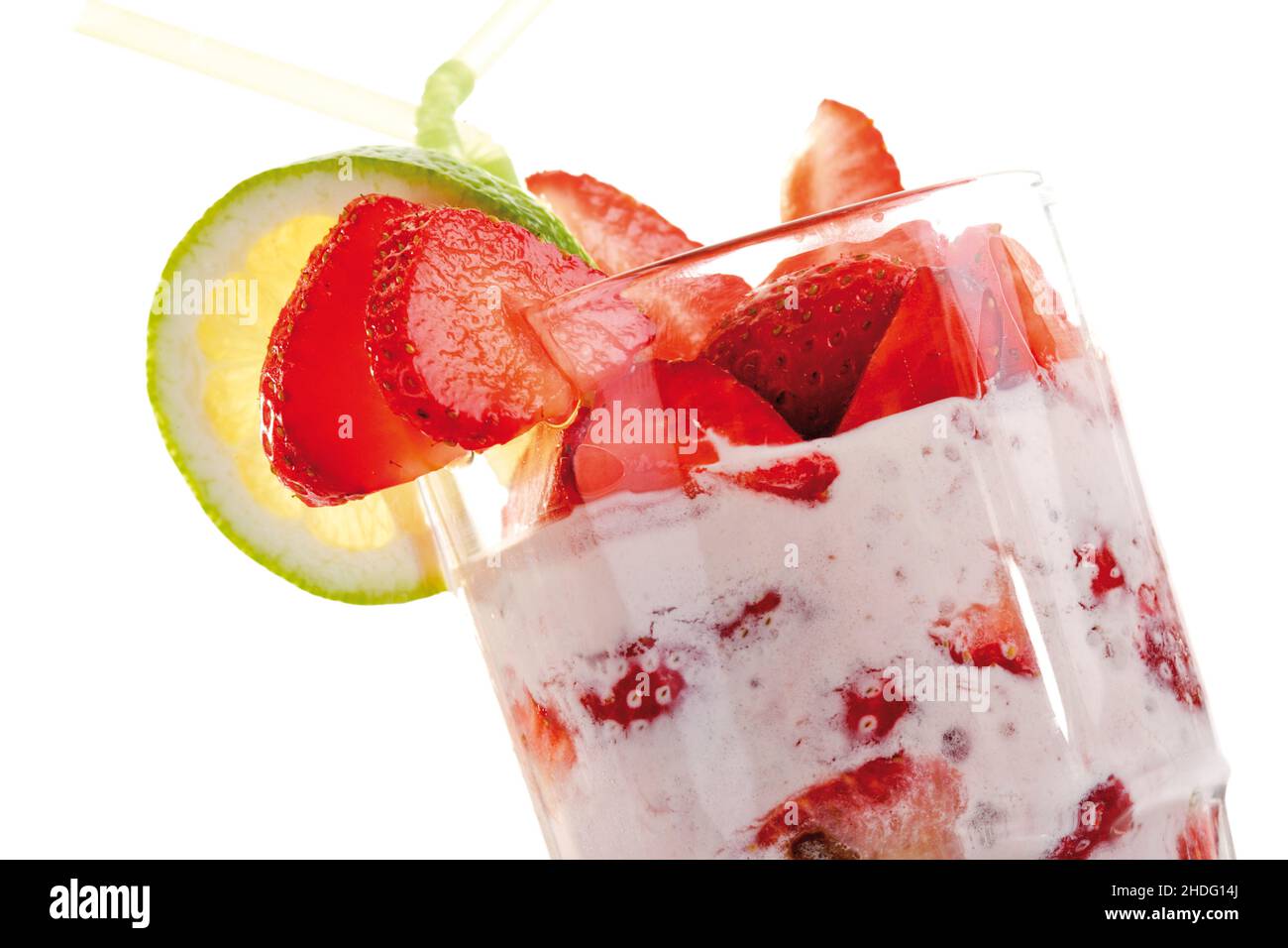 strawberry shake, strawberry shakes Stock Photo - Alamy