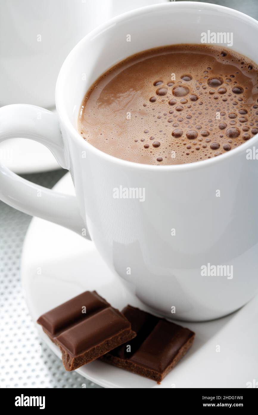 hot chocolate, hot chocolates Stock Photo - Alamy