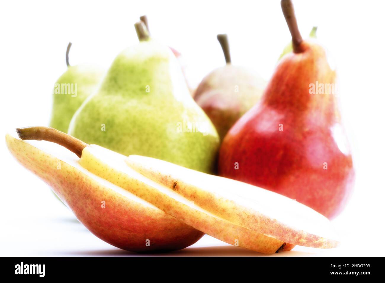 pear, pear slice, pears, pear slices Stock Photo - Alamy
