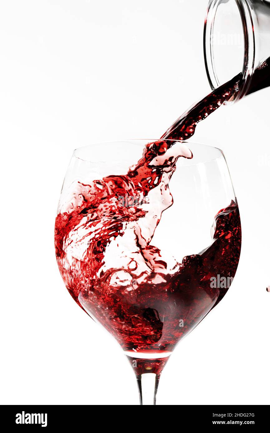 pouring, red wine, red wines Stock Photo - Alamy