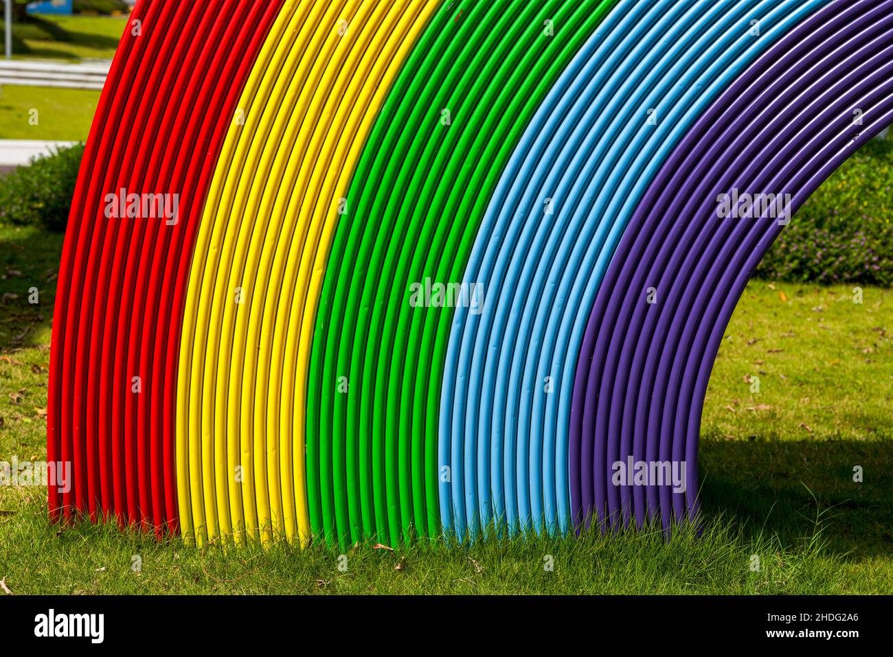 Partial close-up of a rainbow arch Stock Photo - Alamy