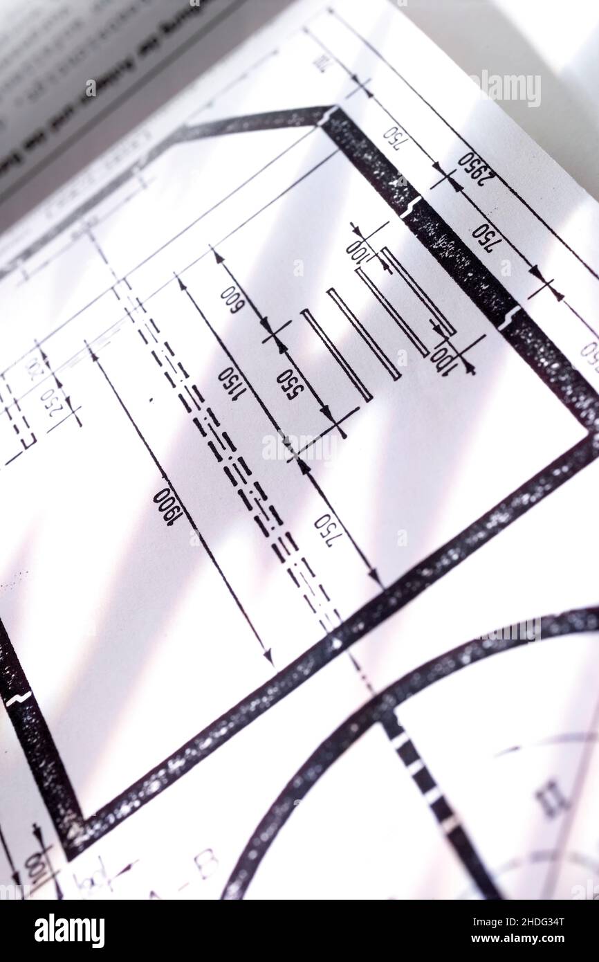 architect, draft, technical drawing, architects, drafts Stock Photo - Alamy