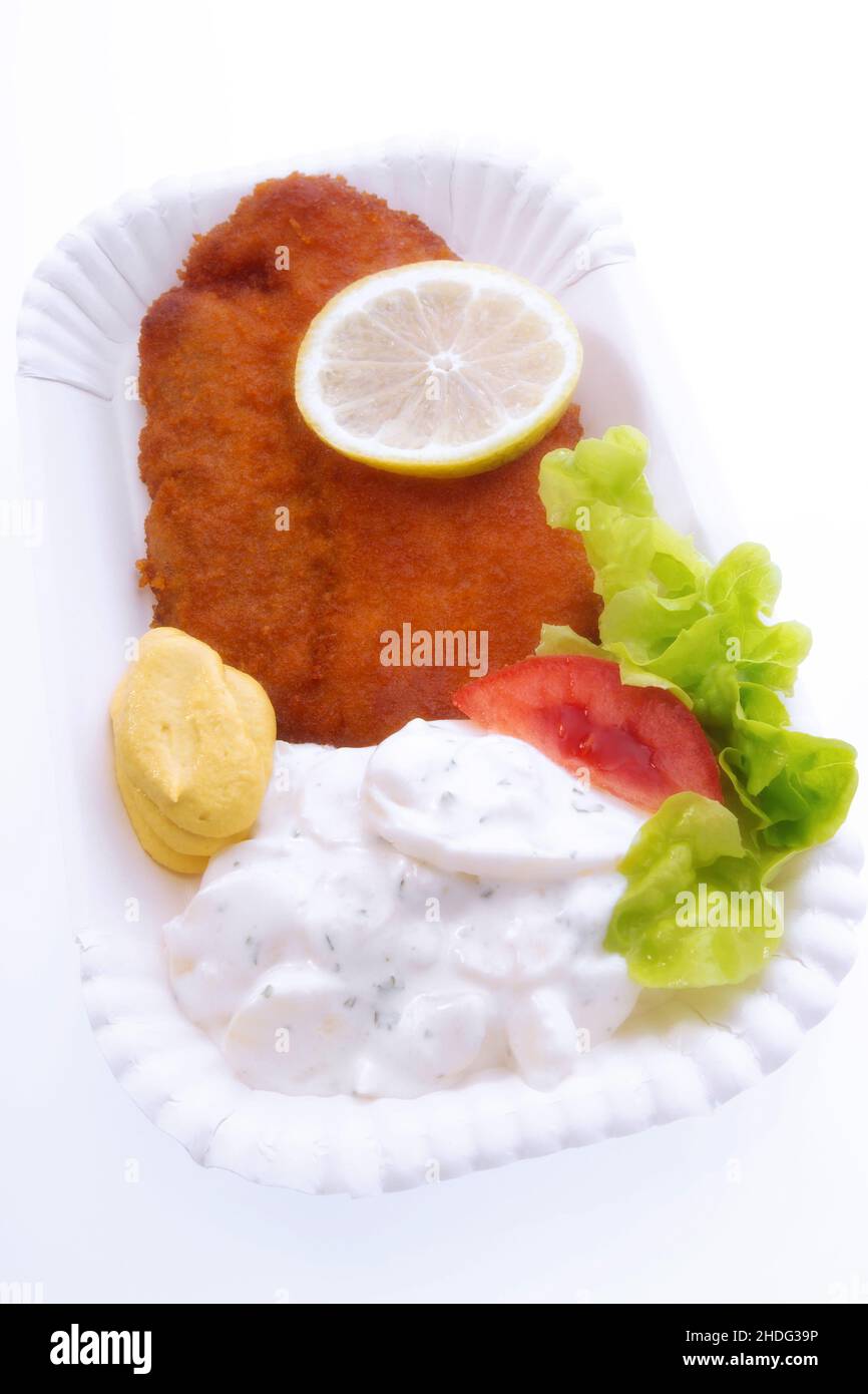 potato salad, snack, wiener schnitzel, potato salads, snacks, wiener ...