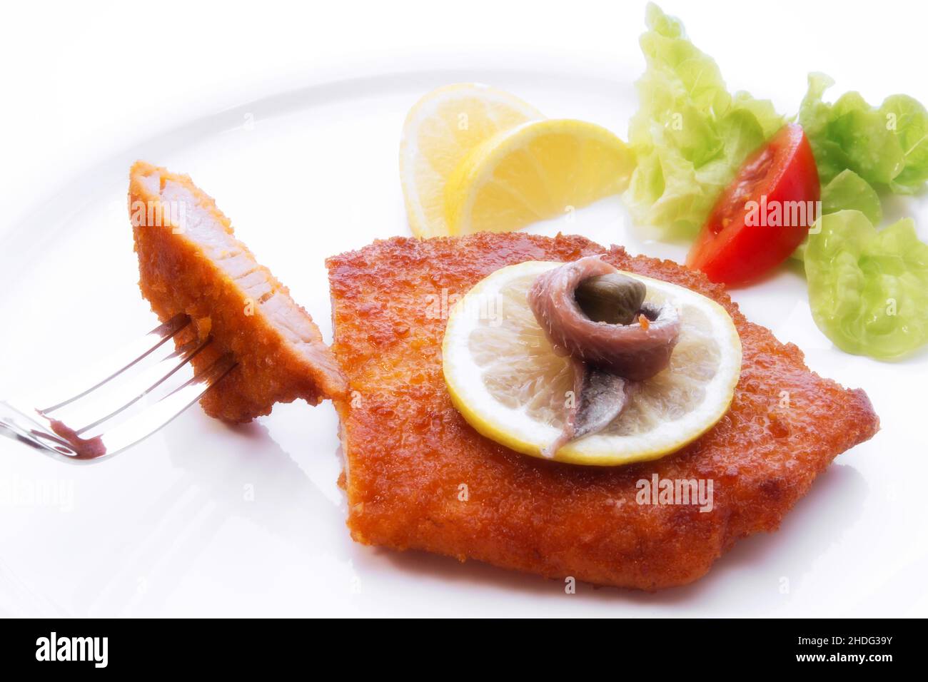 wiener schnitzel, pork cutlet, wiener schnitzels, cutlets Stock Photo ...
