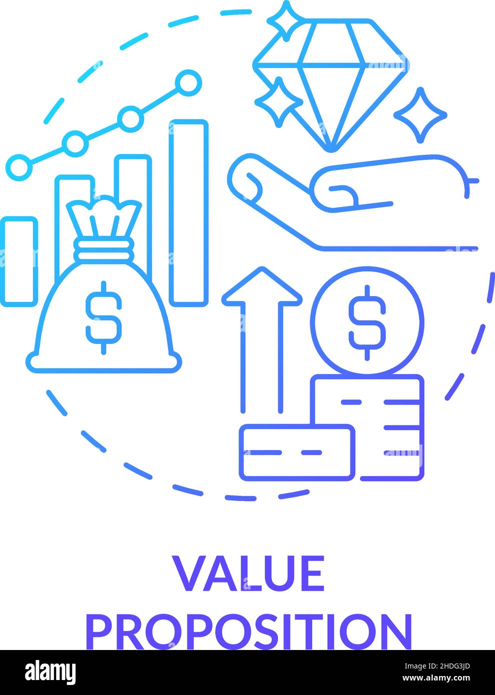 Value proposition blue gradient concept icon Stock Vector Image & Art ... Value proposition blue gradient concept icon Stock Vector Image & Art ...