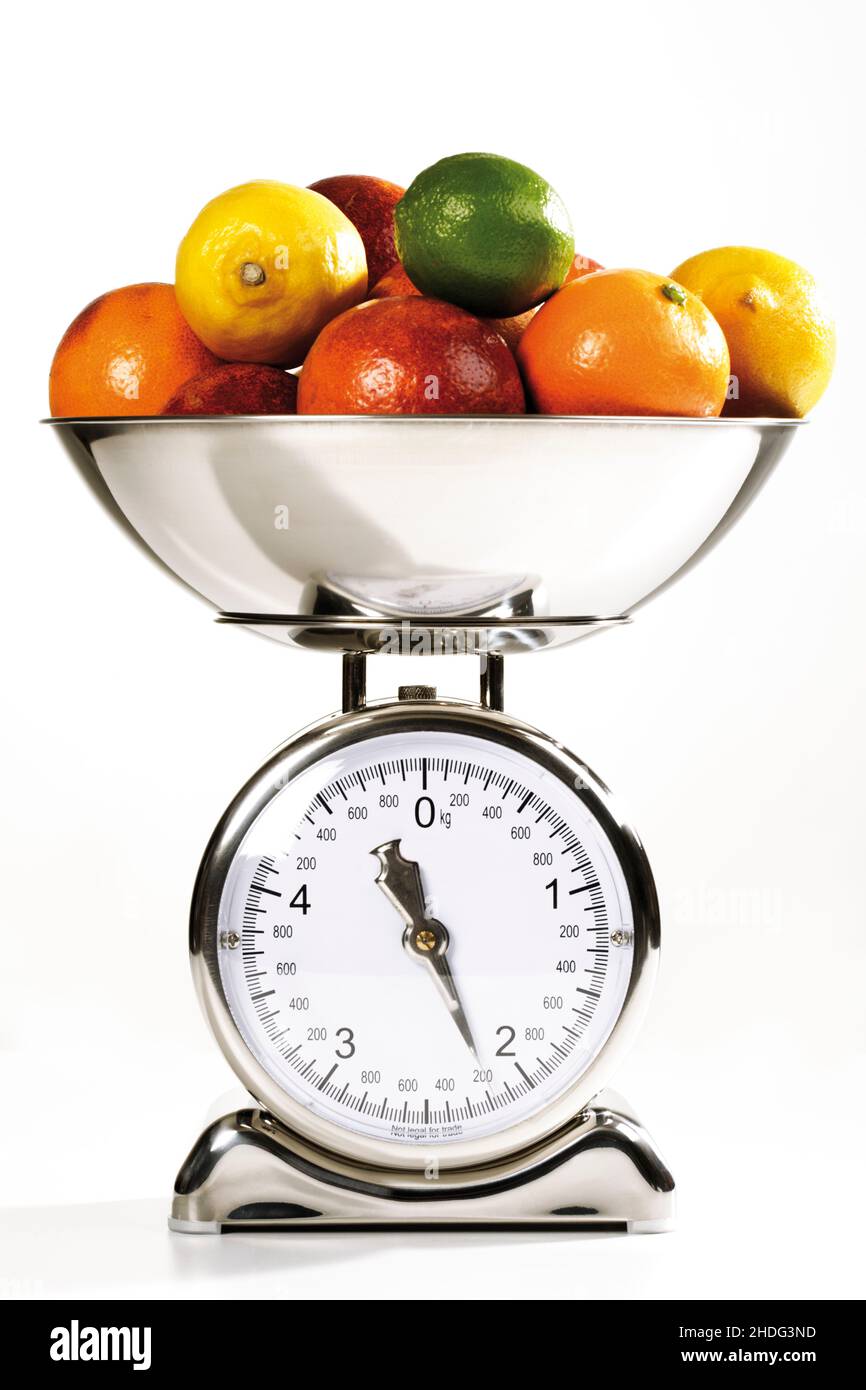 citrus fruits, weigh, fruit horizontally, citrus fruit Stock Photo - Alamy