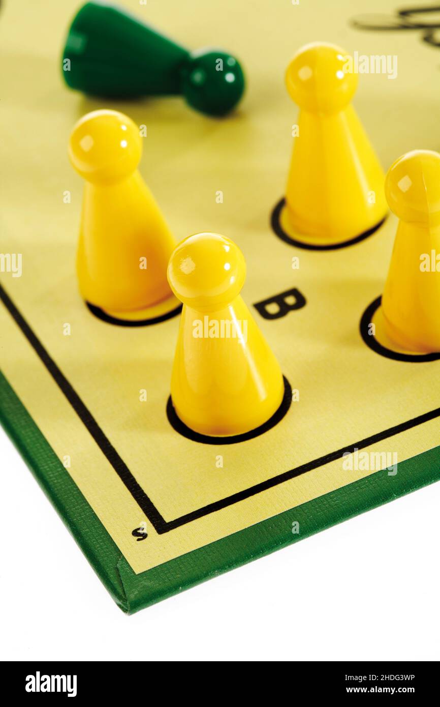 yellow, game figure, ludo, yellows, game, ludos Stock Photo - Alamy