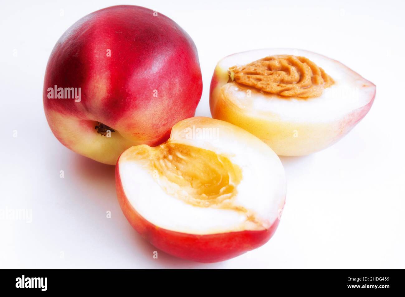 Nectarine pit hi-res stock photography and images - Alamy