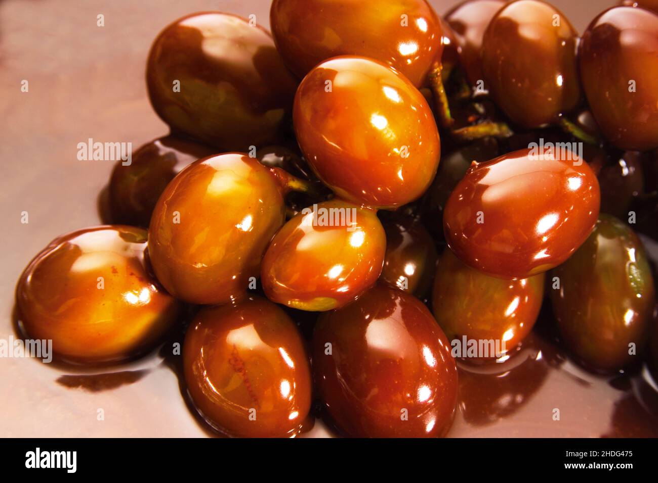 chocolate frosting, grapes, grape Stock Photo - Alamy