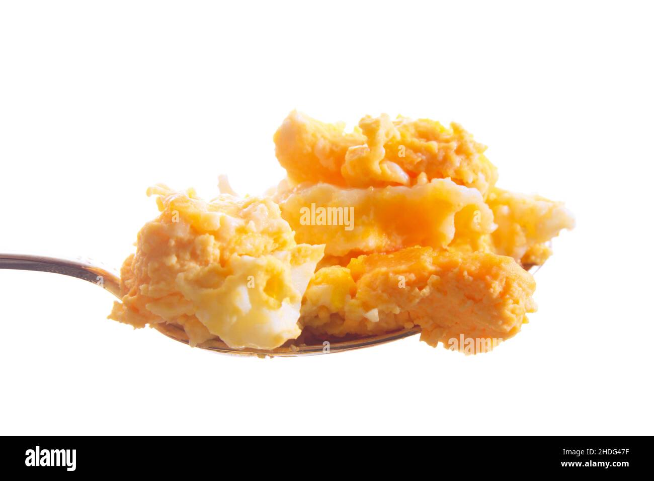 portion, scrambled eggs, portions Stock Photo - Alamy
