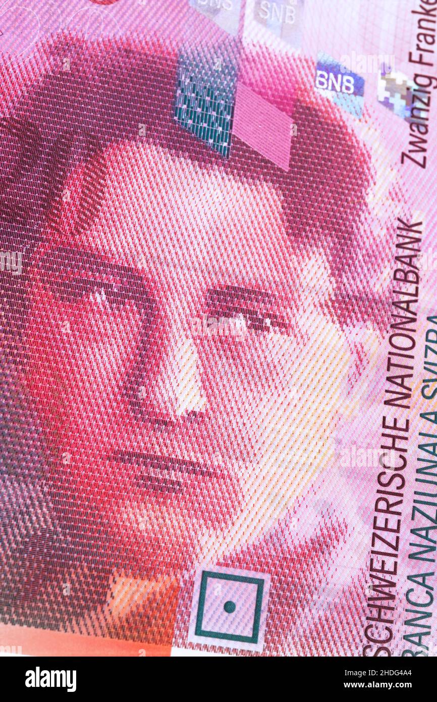 20 swiss franc Stock Photo - Alamy