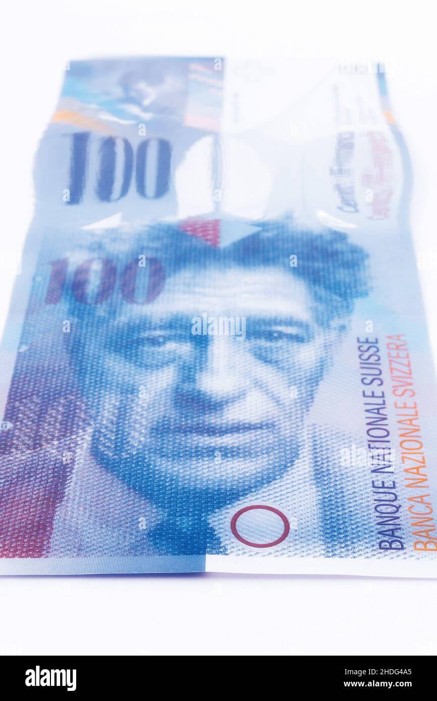100 swiss francs hi-res stock photography and images - Alamy