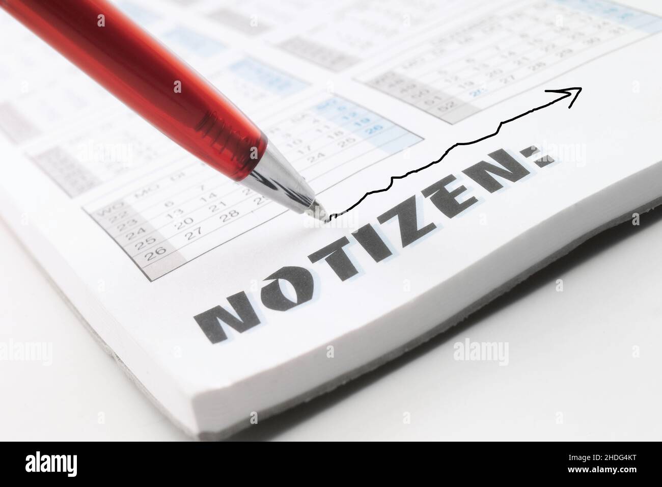 arrow, writing, note pad, arrows, note pads Stock Photo - Alamy