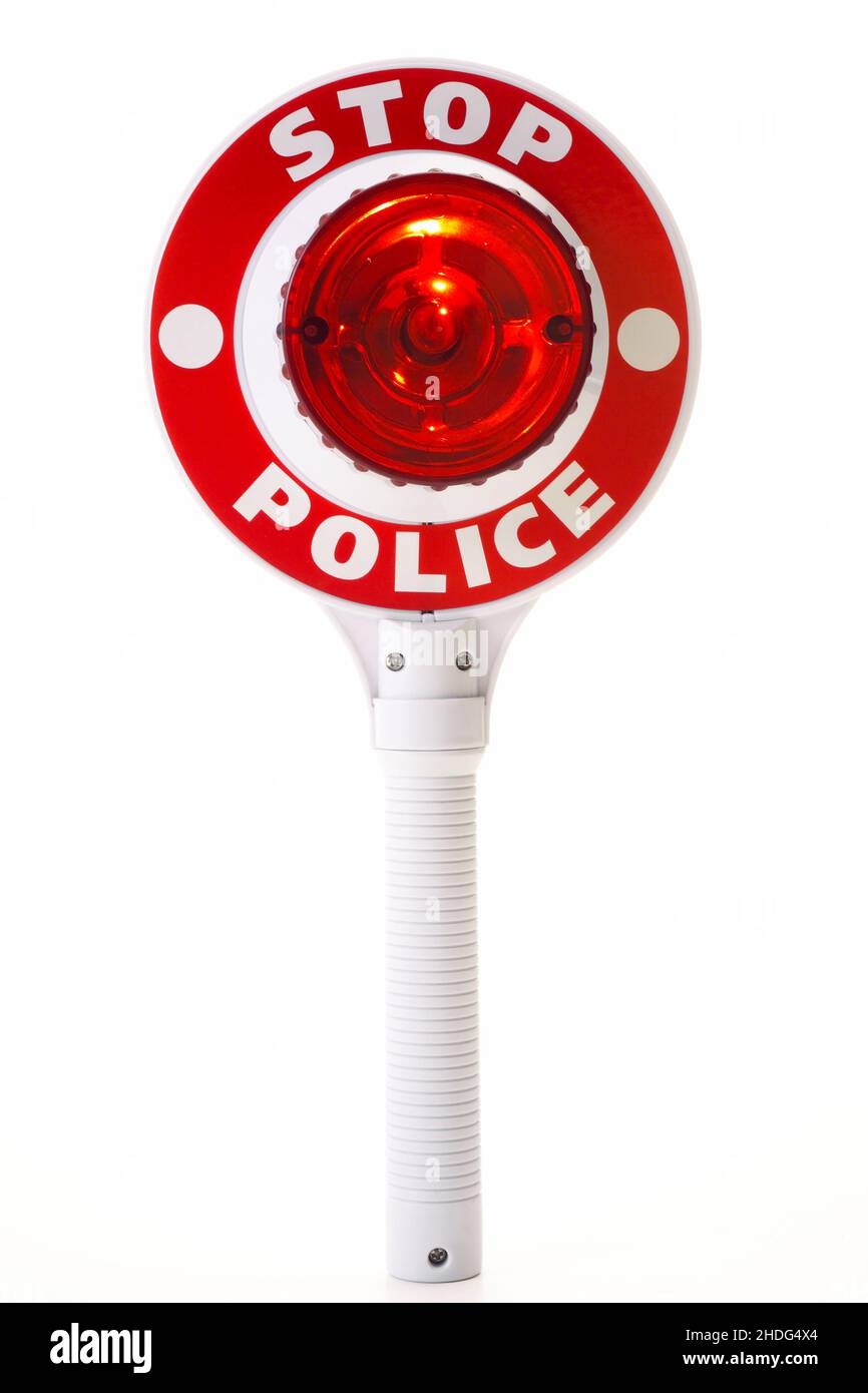 police, stop, winker trowel, polices, stops Stock Photo - Alamy