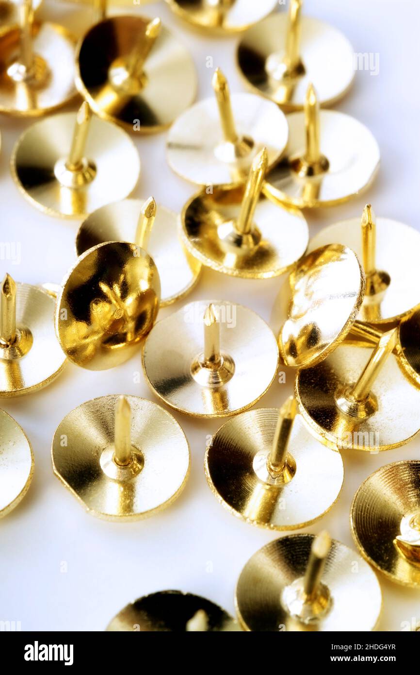 Golden tacks hi-res stock photography and images - Alamy