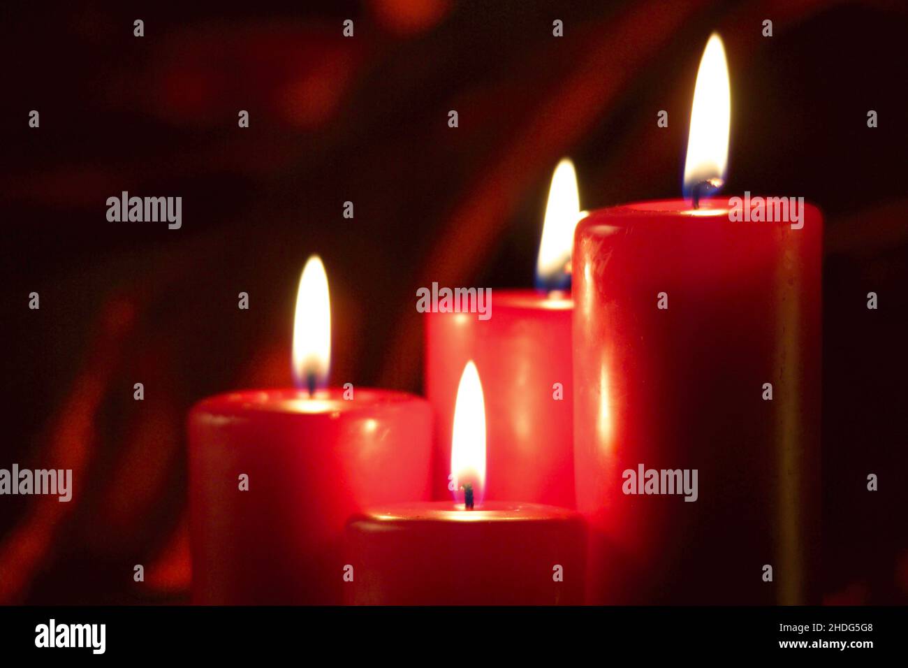 candlelight, advent season, candlelights, advent seasons Stock Photo ...