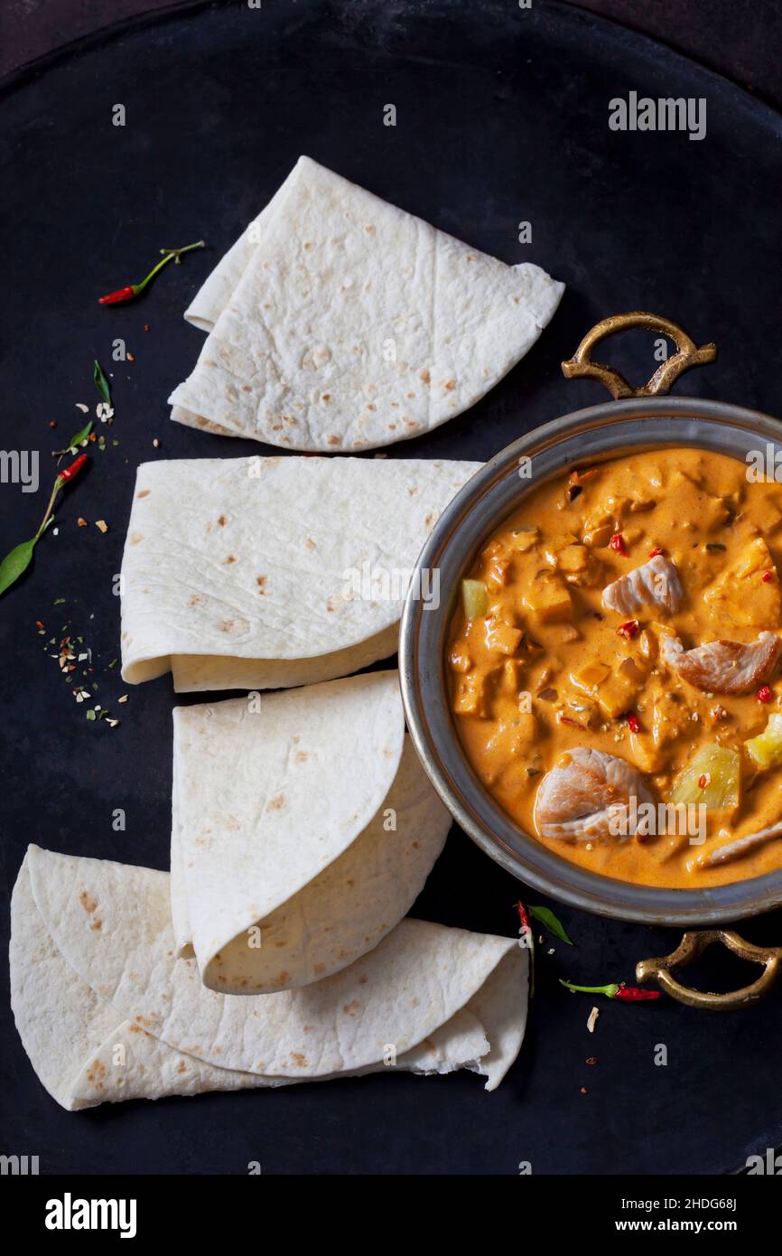 Chapatis studio hi-res stock photography and images - Alamy