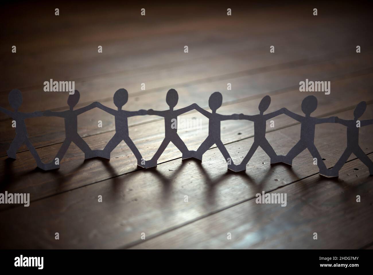 Hand human silhouette colors community hi-res stock photography and ...