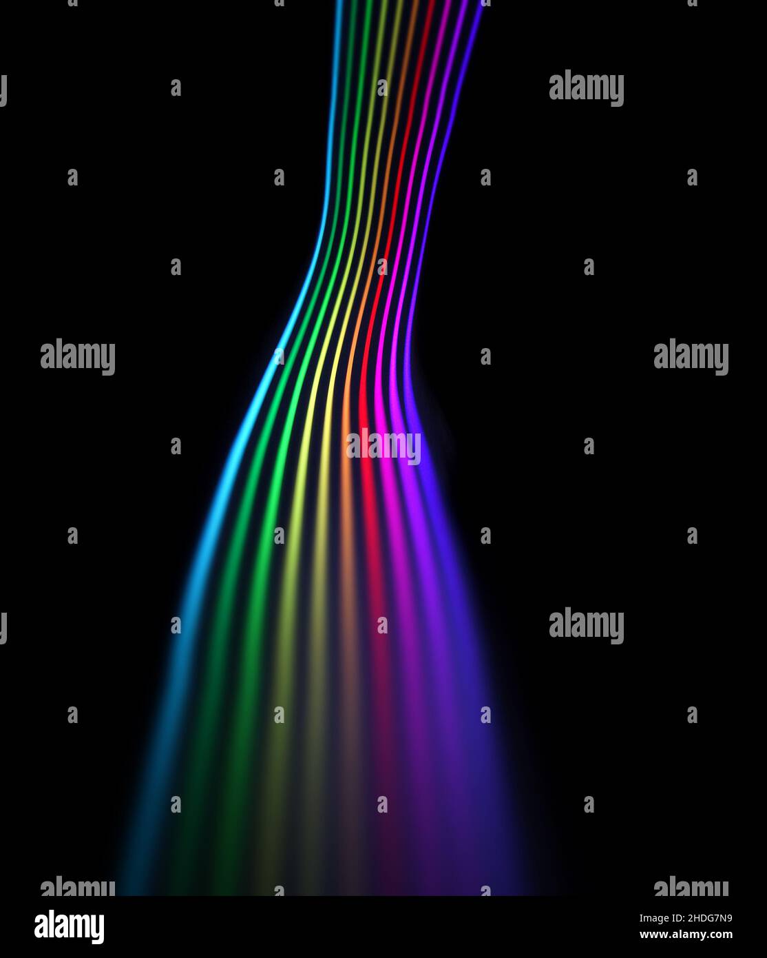 rainbow colors, track lighting, rainbow colours Stock Photo - Alamy