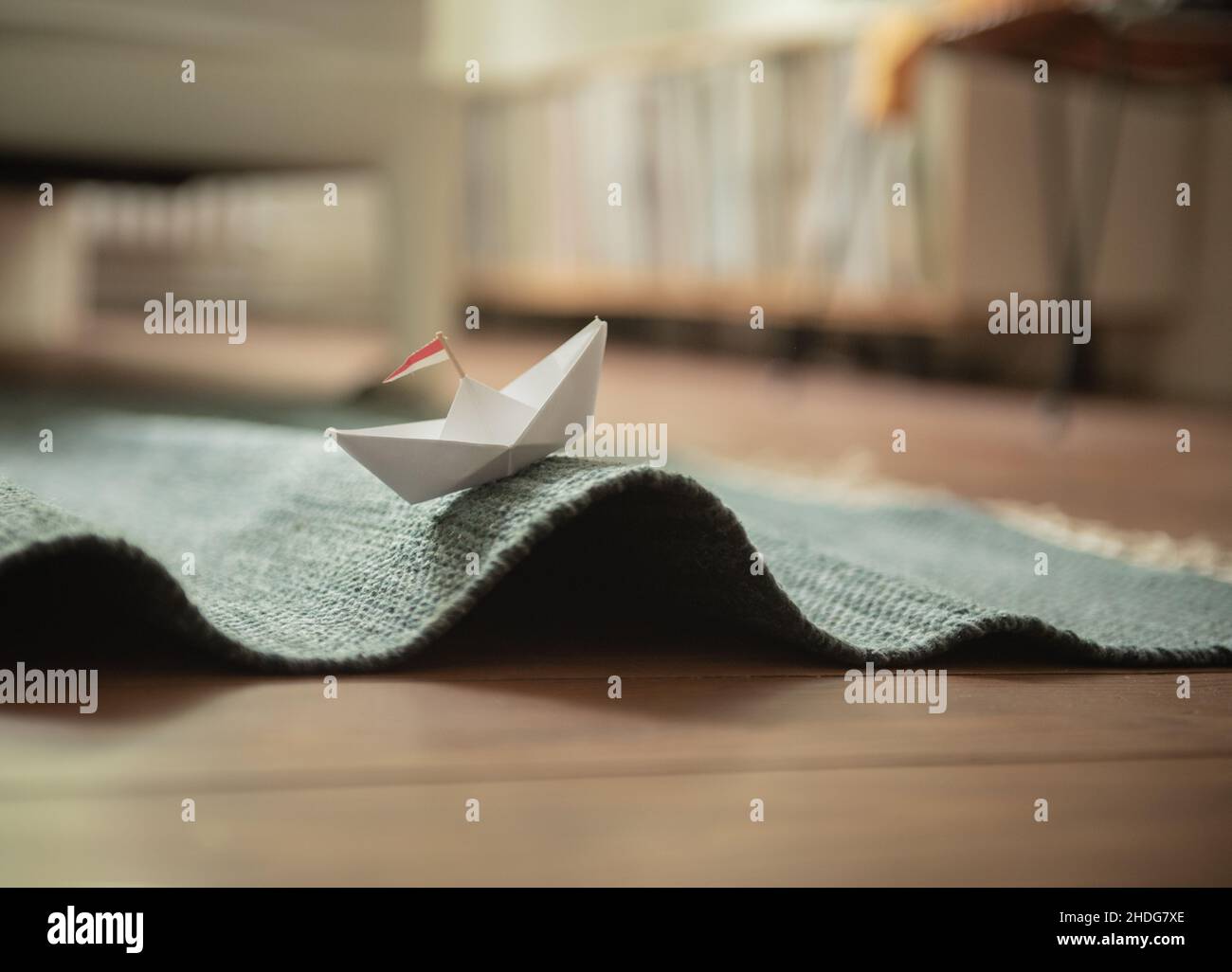 paper boat, wave, paper boats, waves Stock Photo - Alamy
