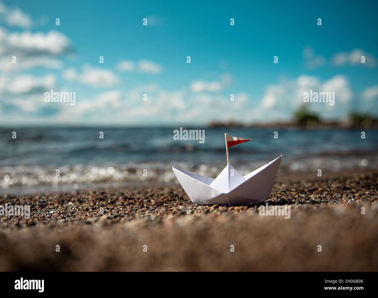 journey, paper boat, journeys, trip, trips, paper boats Stock Photo - Alamy